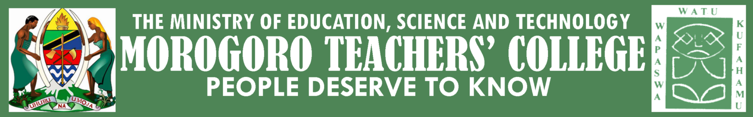Courses Offered - MOROGORO TEACHERS COLLEGE